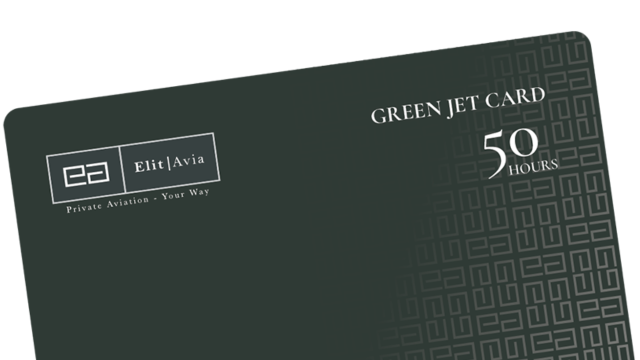 Elit'Avia launches it's "Green Jet Card" - Sustainable and cost ...